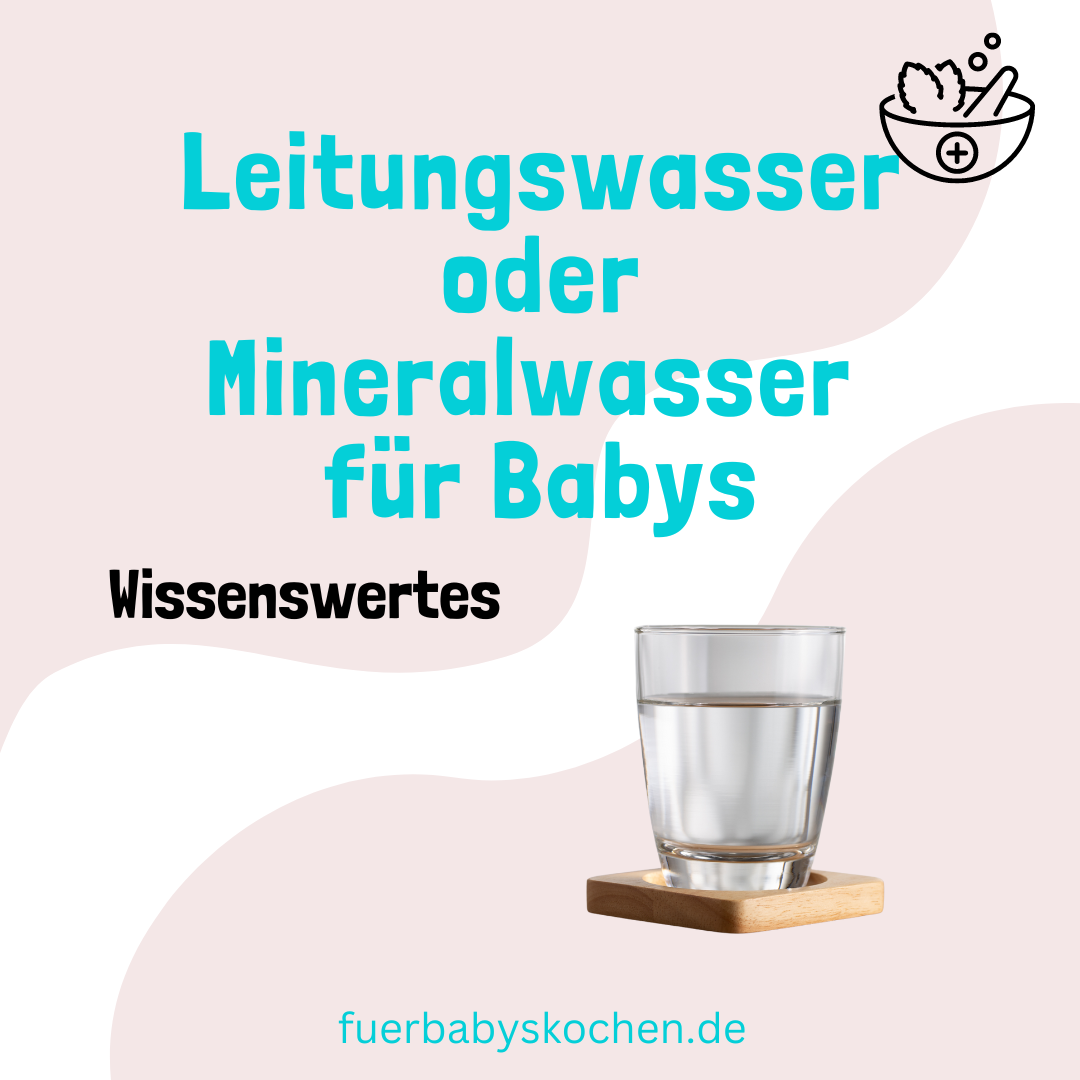 Leitungswasser oder Mineralwasser für Babys - Für Babys kochen leicht gemacht